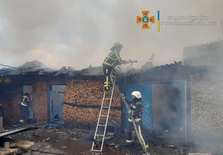Минулої доби волинські рятувальники ліквідували три пожежі Волинь Online